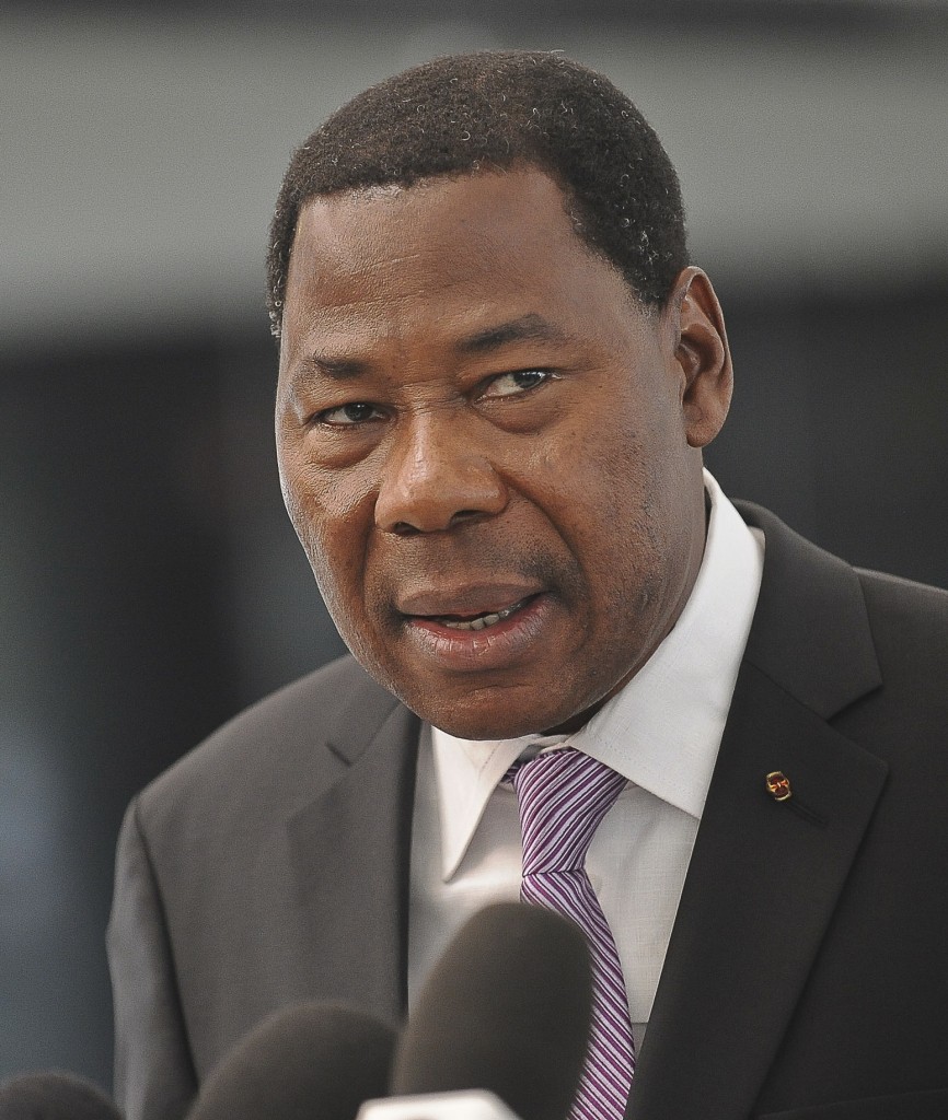 Le président béninois Boni Yayi a réaffirmé lundi à Cotonou, devant les ...