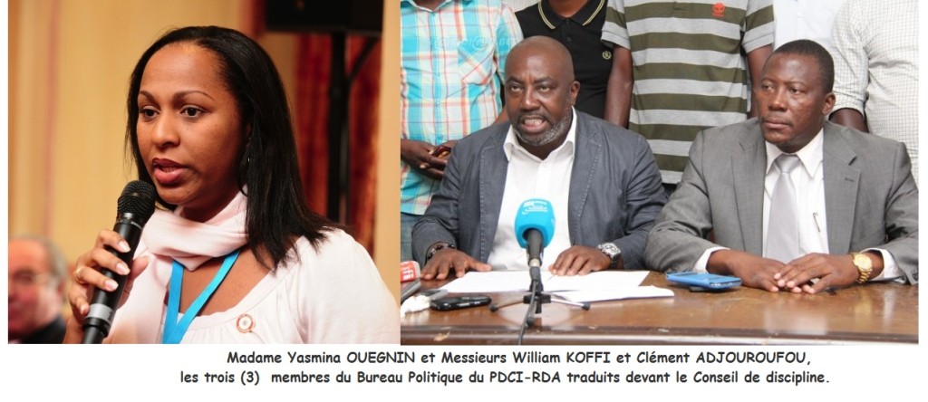 PDCI-RDA : Des militants traduits devant le Conseil de discipline