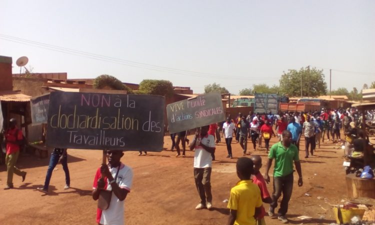 1er-Mai 2018 : Les travailleurs ont marché à Koudougou