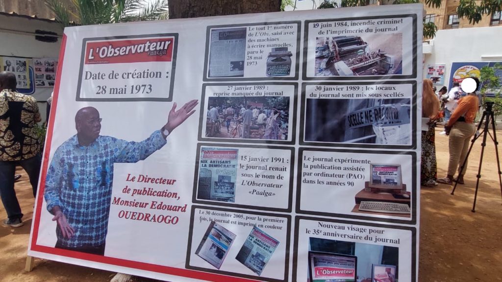 Jubilé d'or de L'Observateur Paalga : Le journal expose 50 ans de vie ...