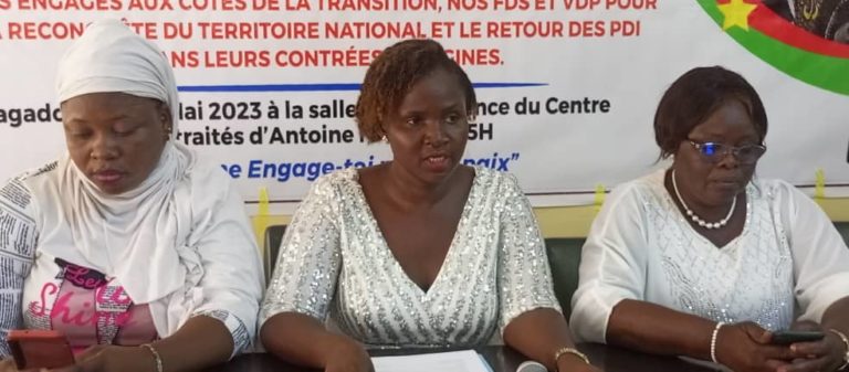 Soutien à la transition : Le collectif des femmes pour la paix et le développement marque le pas