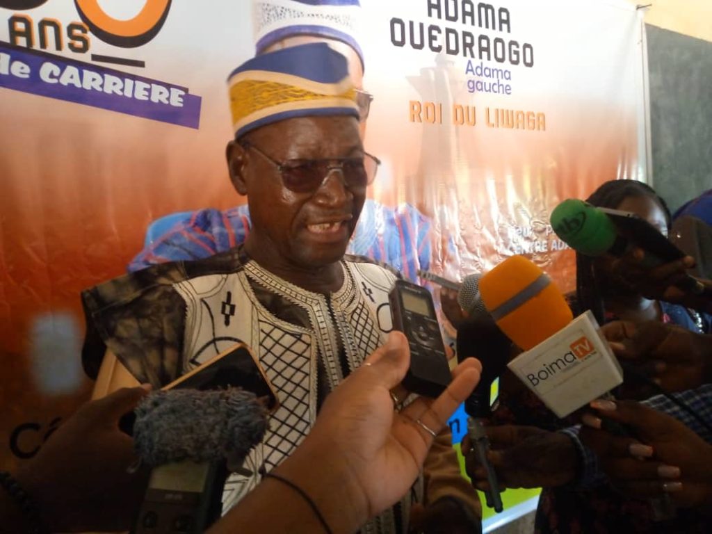 Culture : Adama Ouédraogo dit Gauche célèbre son jubilé d’or dans la ...