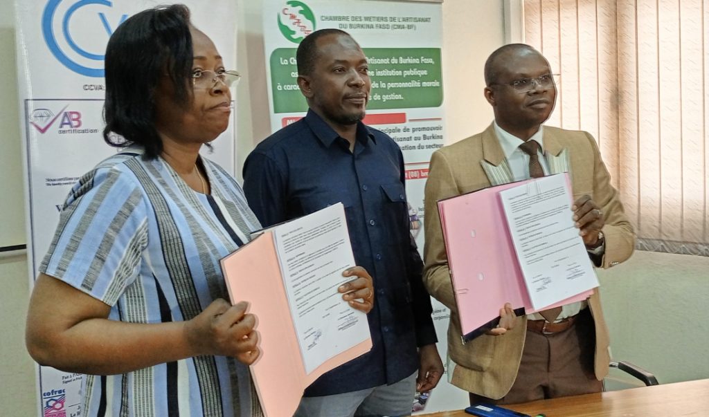 Burkina Faso : Le CCVA et la Chambre des métiers formalisent leur collaboration avec une ...