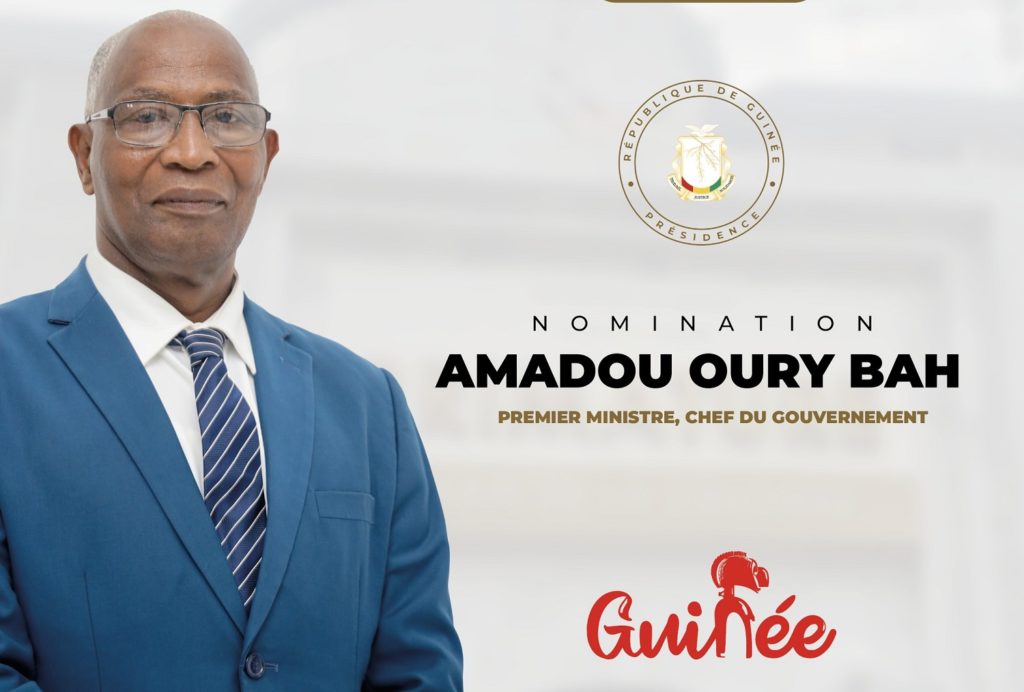 Guinée-Conakry : Amadou Oury Bah nommé Premier ministre