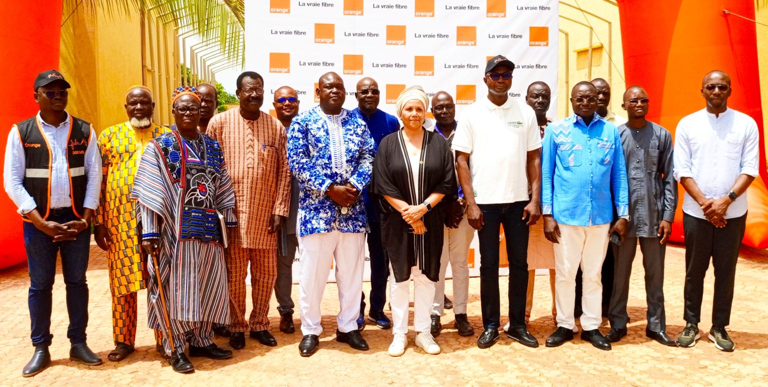 Burkina Faso : Orange lance sa fibre optique à Koudougou, à partir de ...