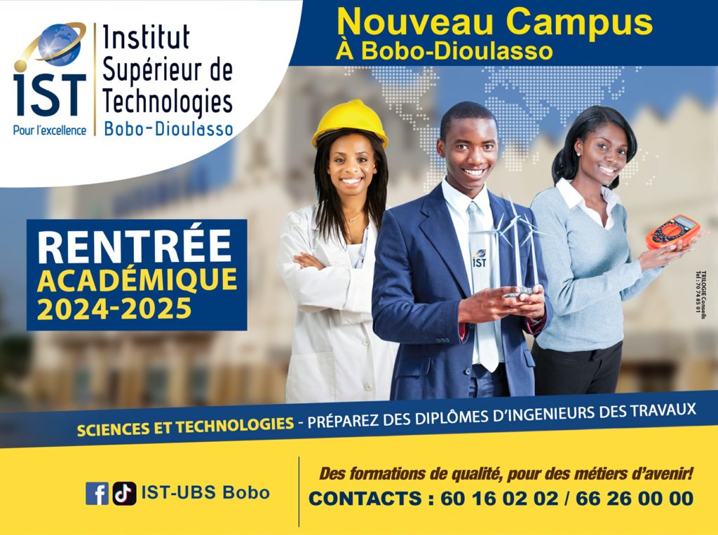 L'Institut Supérieur de Technologies (IST) ouvre ses portes à Bobo ...