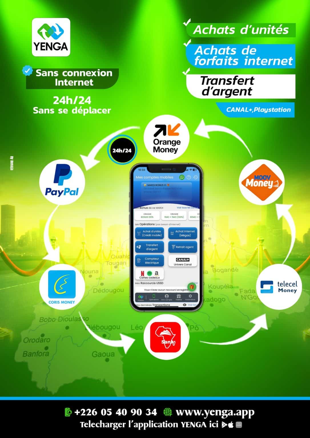 Communiqué | YENGA : L'application burkinabè qui simplifie le quotidien ...